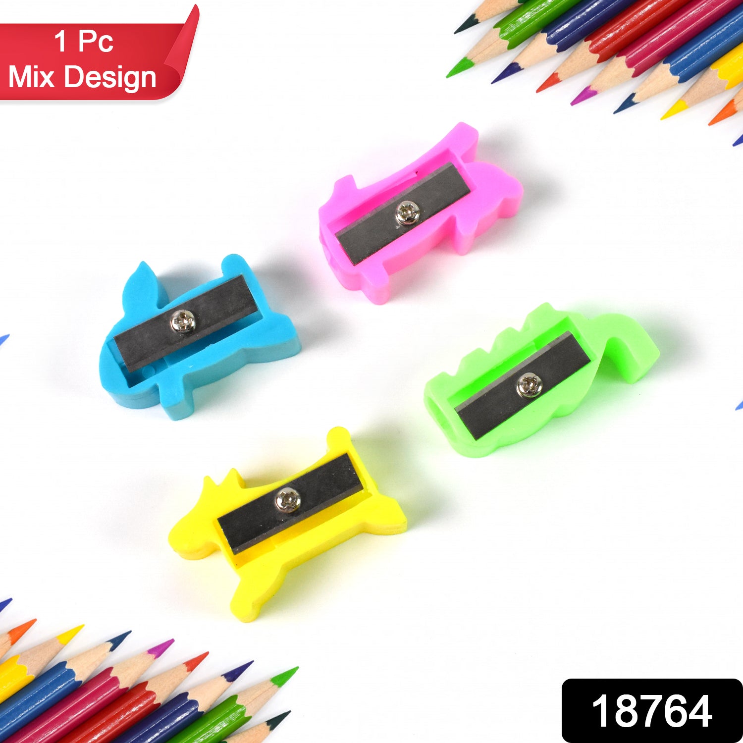 Cute Pencil Sharpener in Mixed Colors (1 Pc) – ALL MY WISH