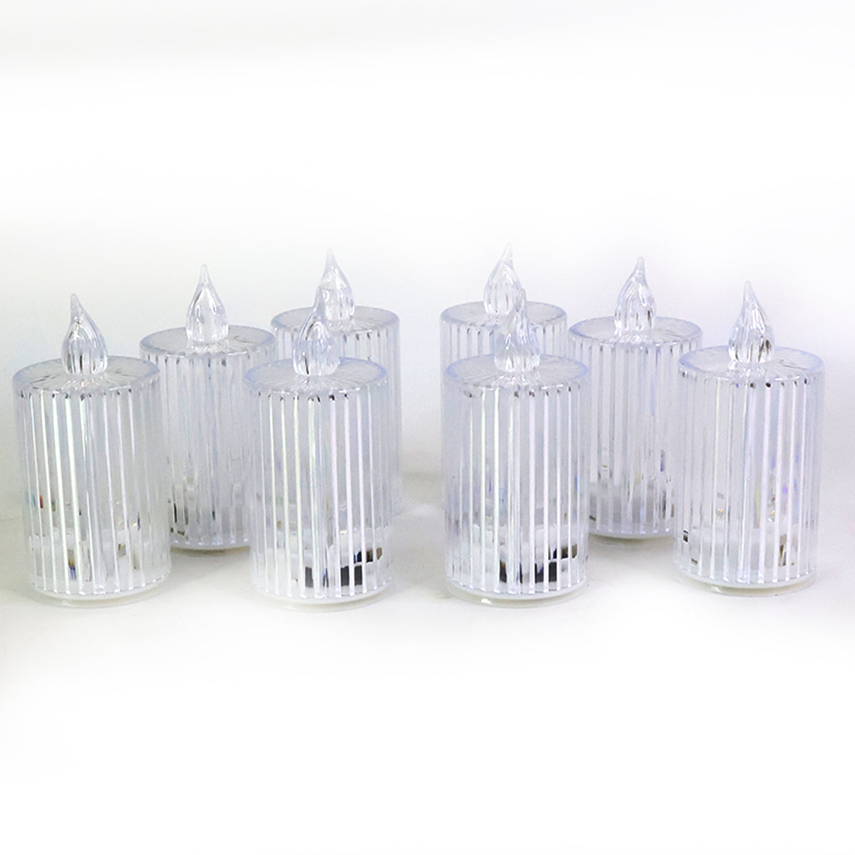 Premium Crystal Effect Led Flameless Candle Lights (8 Pc) – ALL MY WISH