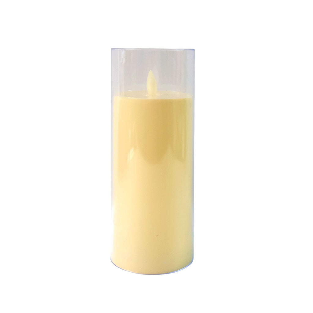 Led Flameless Candle Light With Realistic Flickering Flame Effect In G ...