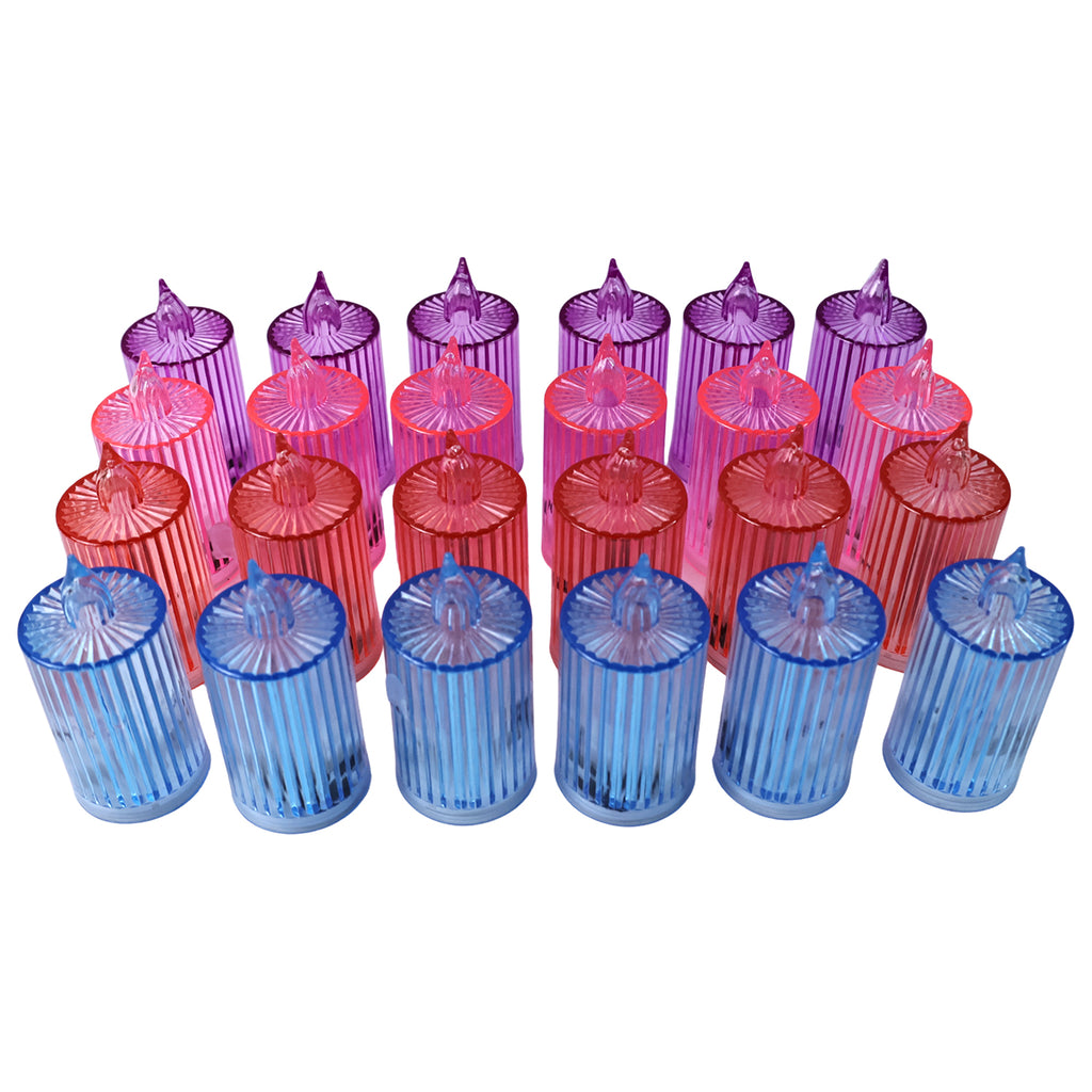 Decorative Flameless Electronic Led Candle Light Set (24 Pc) – ALL MY WISH