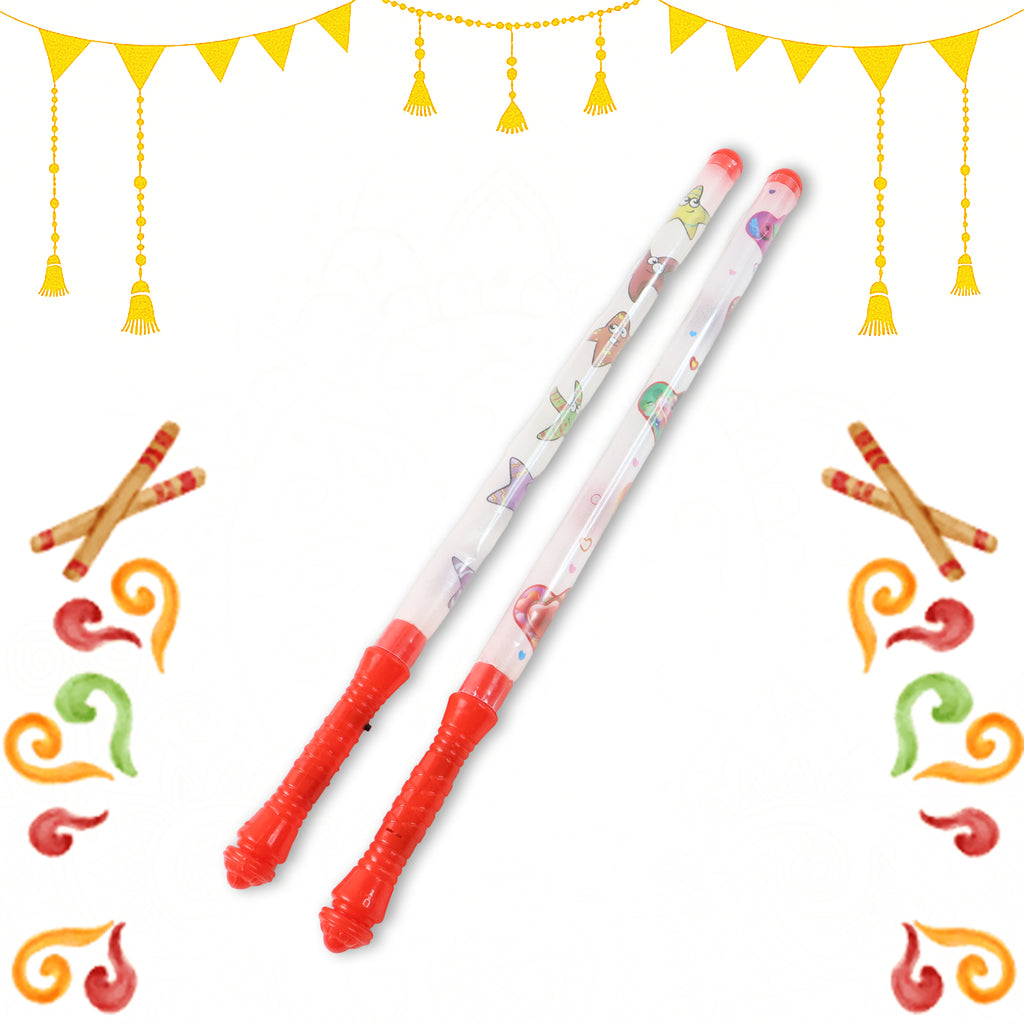2 Piece Led Dandiya Sticks Set Color Changing Light-up – ALL MY WISH