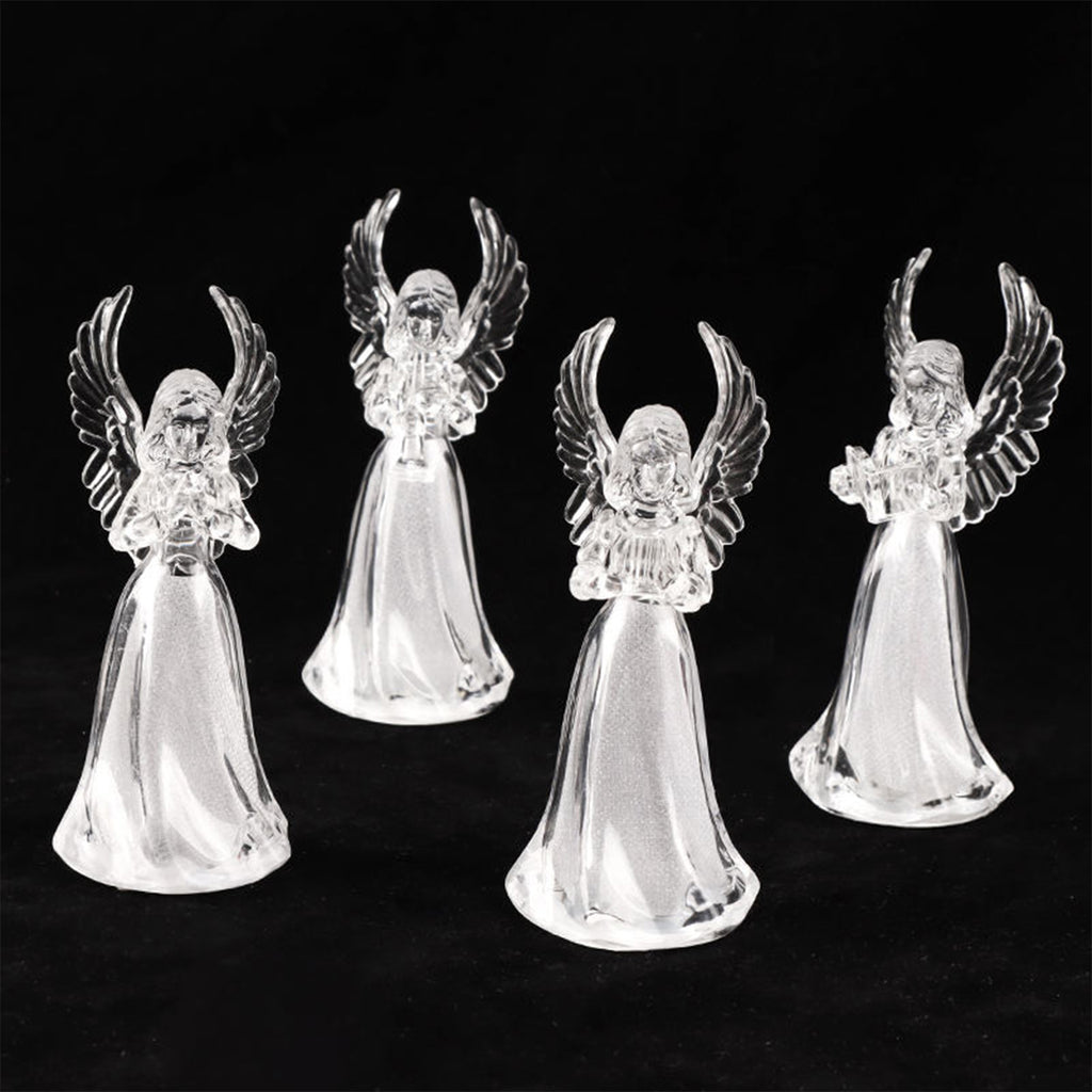 Decorative Led Light-up Angel Figurines (12 Pc) – ALL MY WISH
